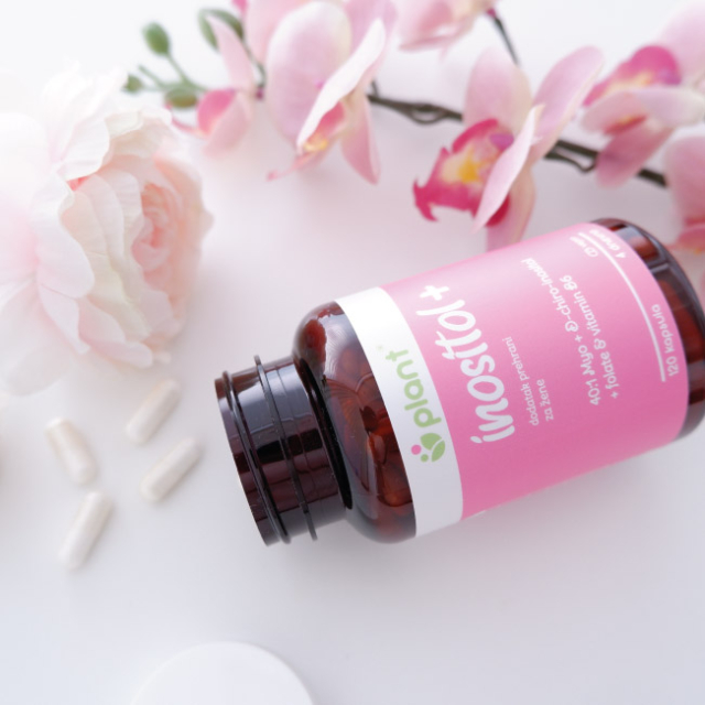 Inozitol + kapsule - Myo i D-chiro Inozitol sa folatom i vitaminom B6